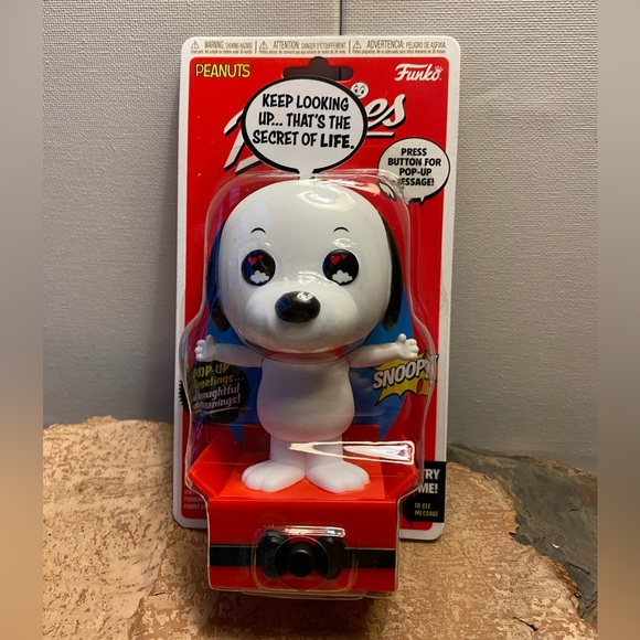 Funko | Toys | Funko Popsies Peanuts Snoopy Popup Message Toy | Poshmark